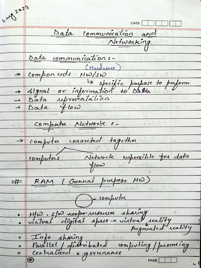 Data & Communication | PDF | Internet Architecture | Computer Science