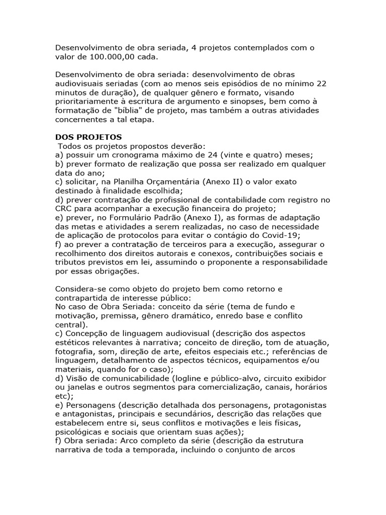 Desenvolvimento de Obra Seriada | PDF | Roteiro