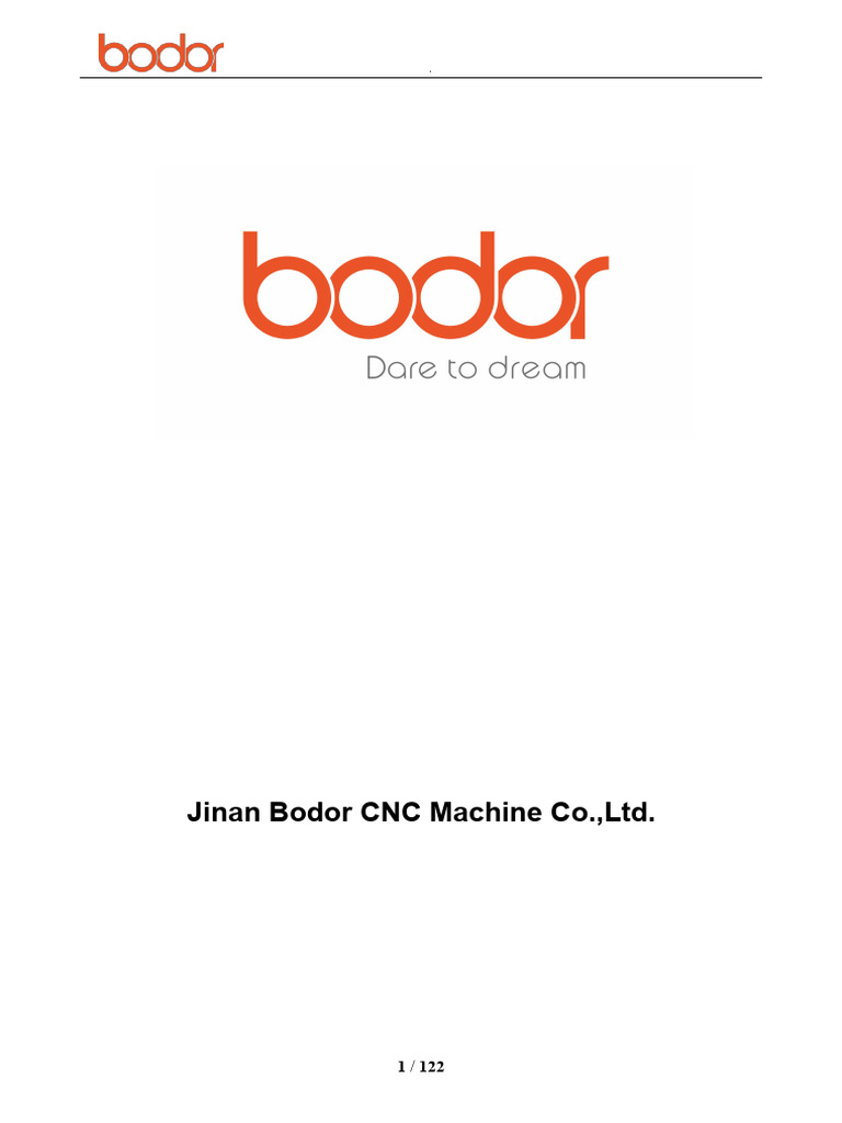 Bodor Thinker 3.0 User Manual | PDF | Machining | Cartesian Coordinate ...