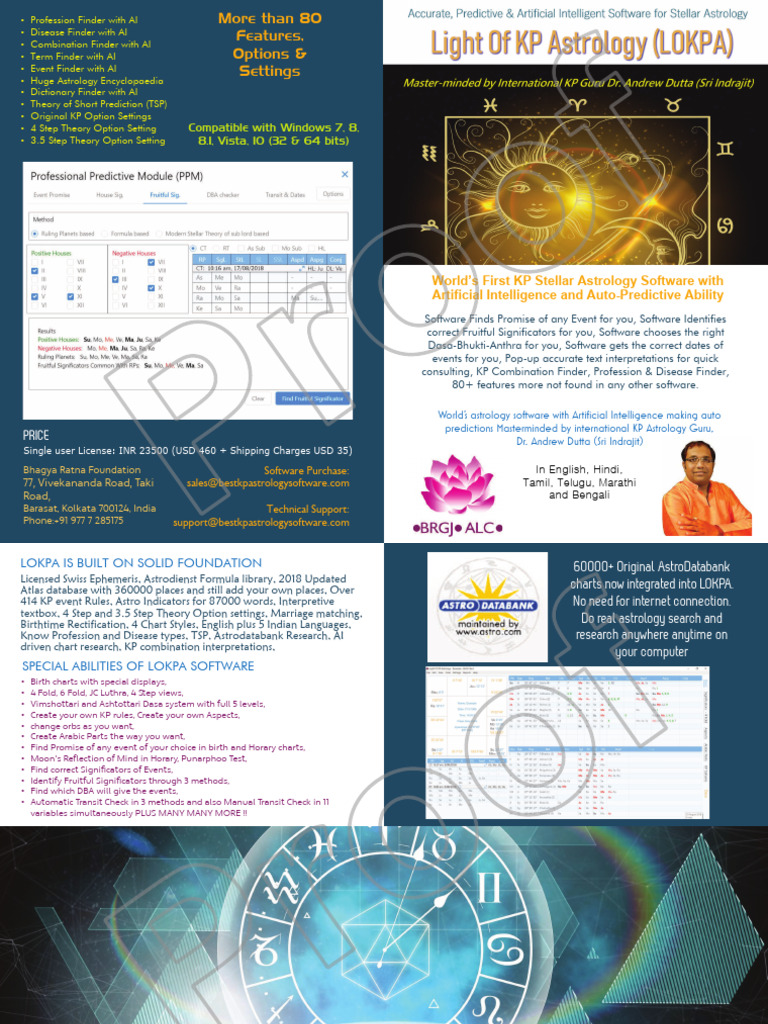 Best Free KP Astrology Software Guide | PDF