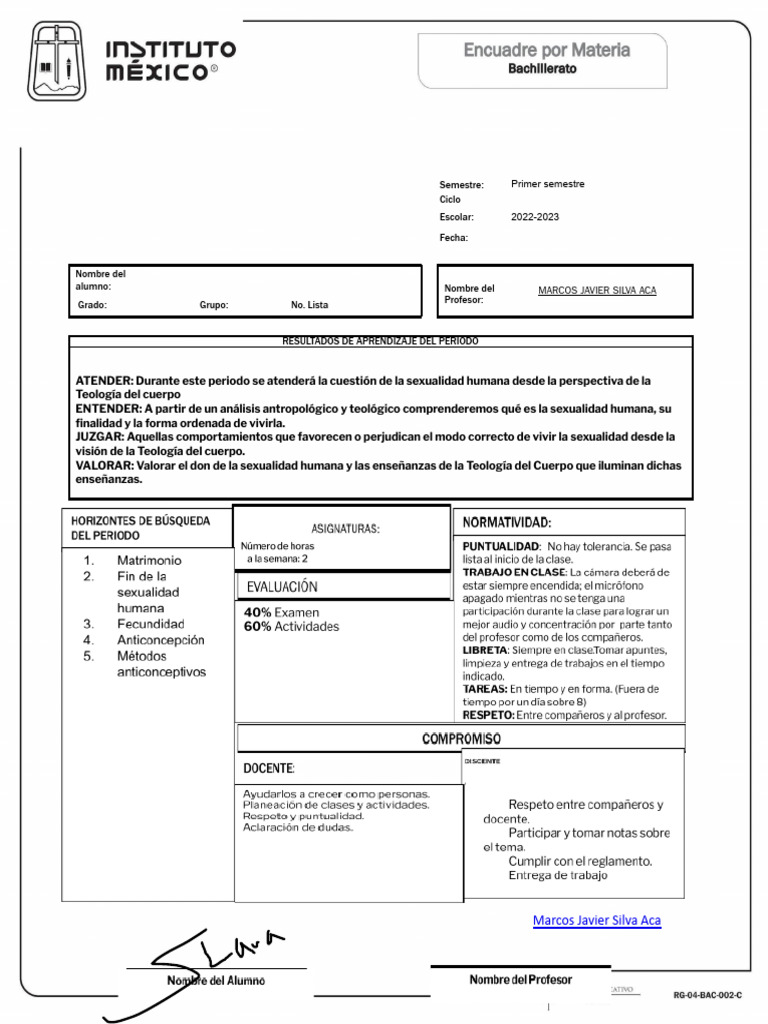 ENCUADRE TEOLOGIA DEL CUERPO P3 SB. P | PDF | Historia