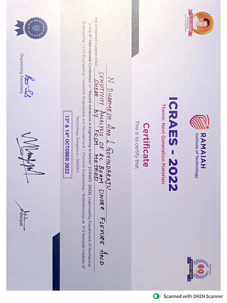 Conference Certificate | PDF
