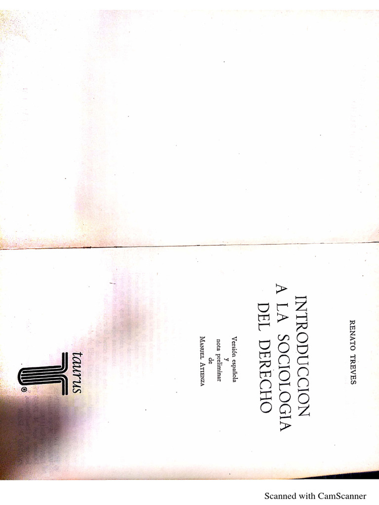 Treves, Renato - Introducción A La Sociología Del Derecho - Capítulo 7 ...