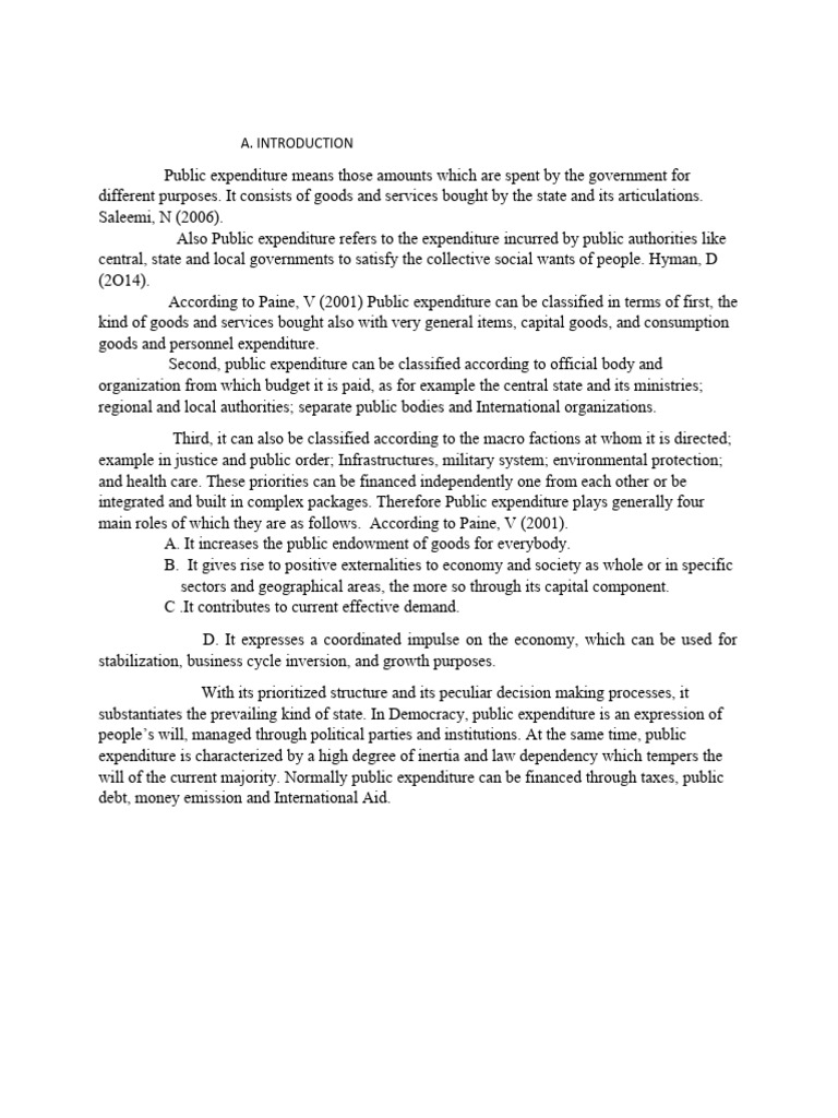 Theorie of Public Expenditure | PDF | Taxes | Public Finance