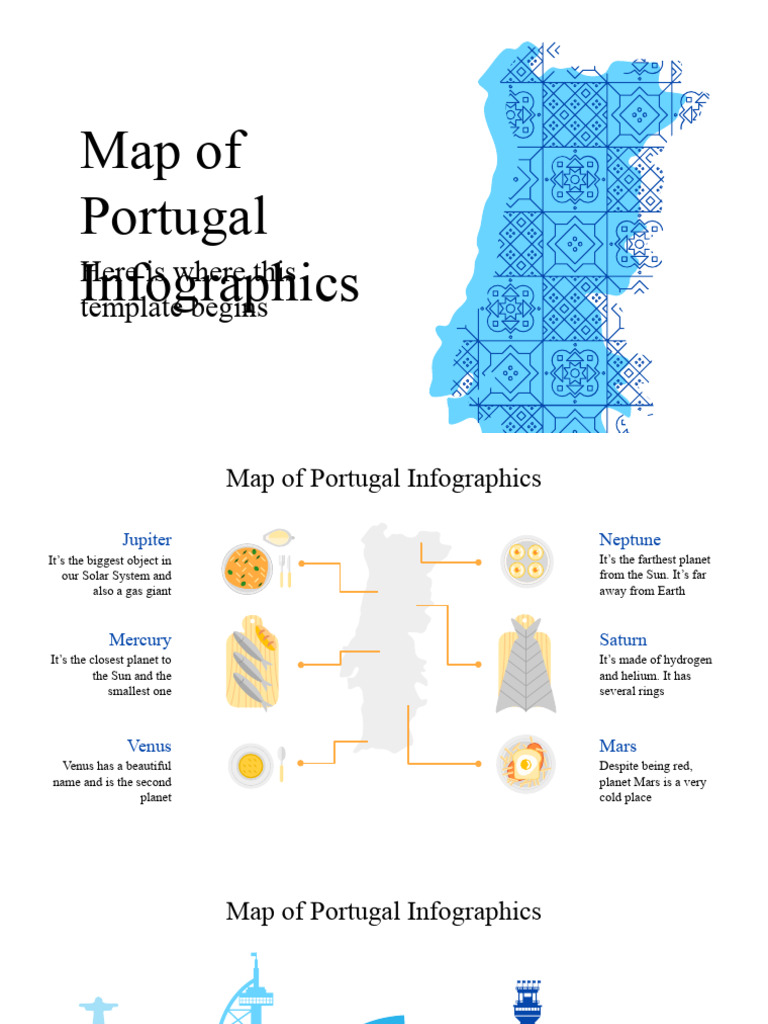 Map of Portugal Infographics by Slidesgo | PDF | Planets | Solar System