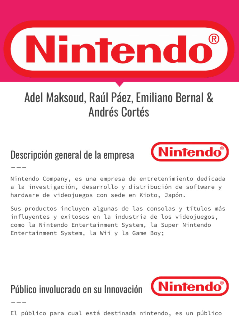 Nintendo | PDF