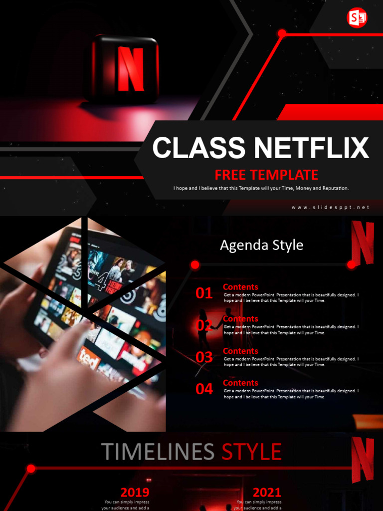 Netflix Style Lesson Template | PDF | Microsoft Power Point | Writing