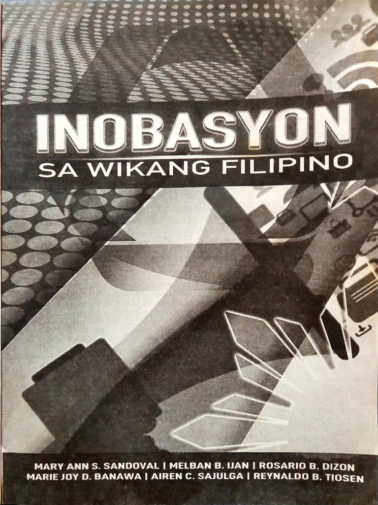Inobasyon Sa Wikang Filipino (UNIT I) | PDF