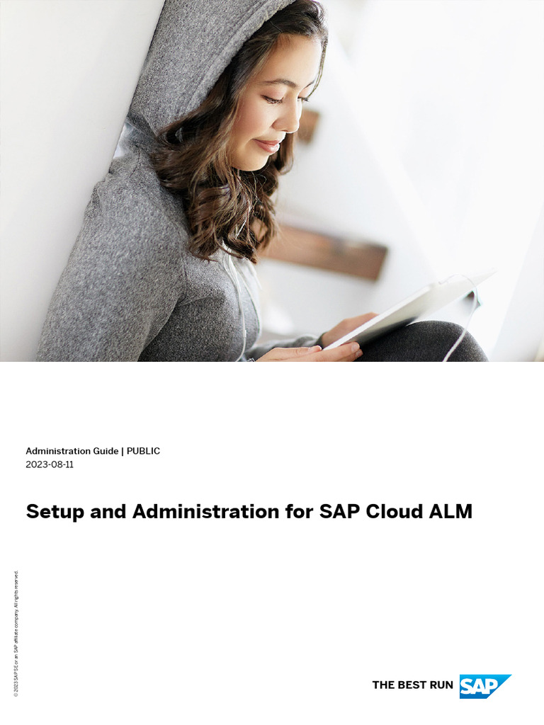 Setup and Administration For SAP Cloud ALM | PDF | Cloud Computing ...
