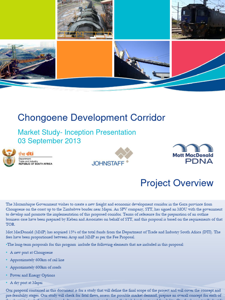 Chongoene Development Corridor | PDF | Life Cycle Assessment | Port