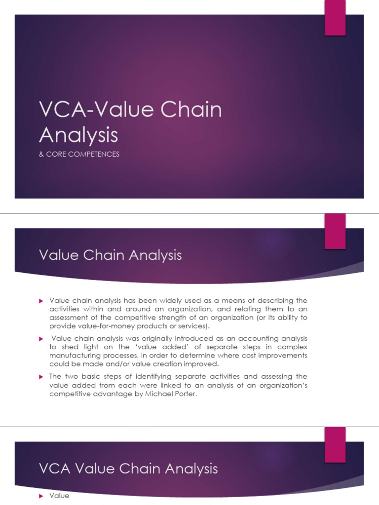 SM Chap 2 Part 2 Value Chain Analysis and Core Competences | PDF | Logistics | Value Chain