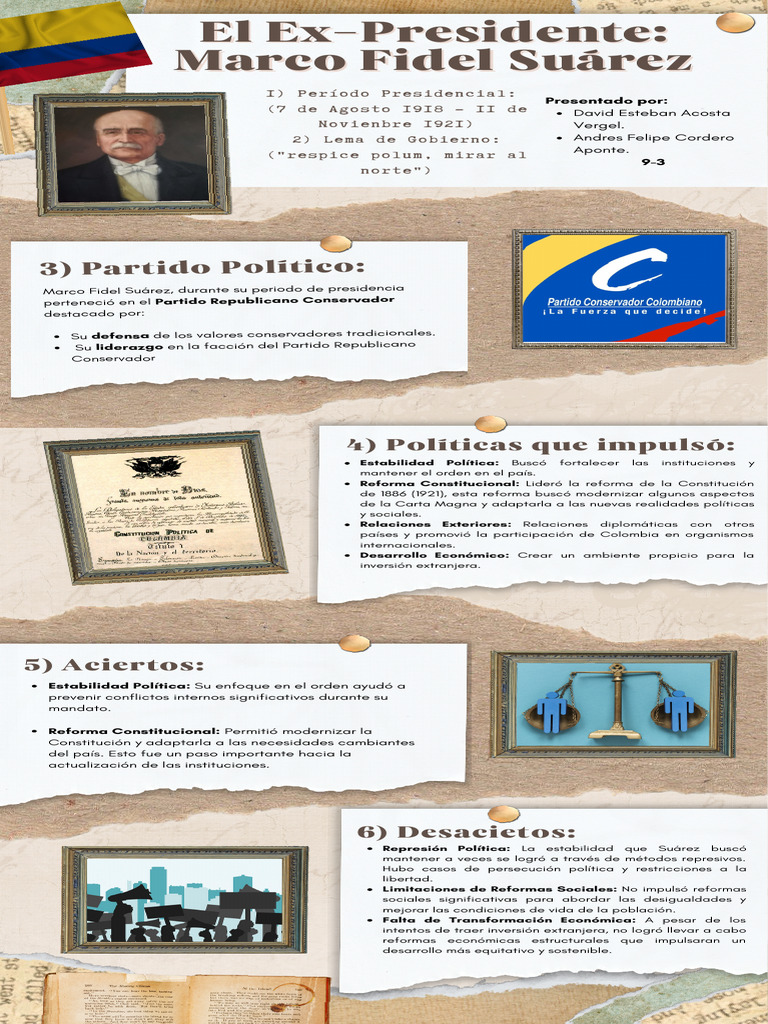 Ex-Presidente Marco Fidel Suárez | PDF | Conservatismo | Gobierno
