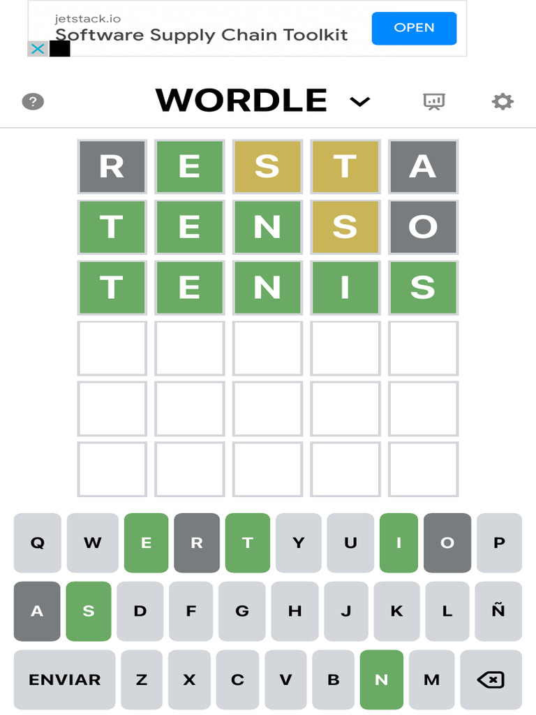 Wordle - Un juego de palabras diario | PDF