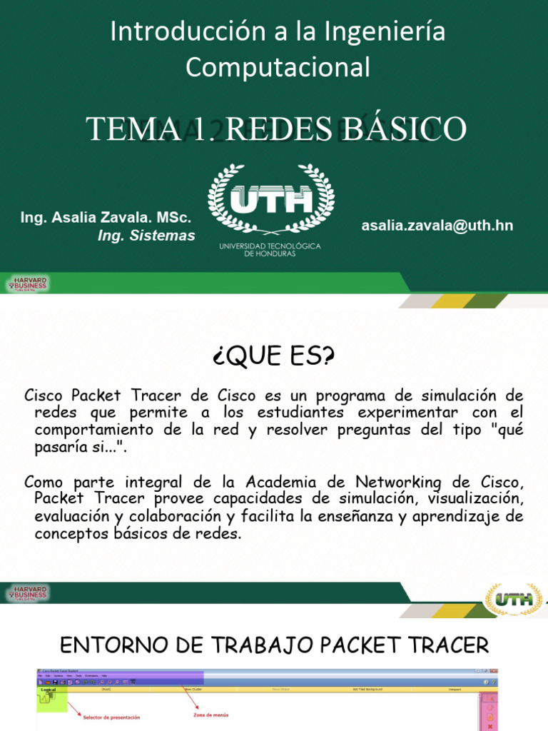 TEMA-2.-Presentacion-Redes-P-acket-Tracer-V3 | PDF | Dirección IP | Red de computadoras