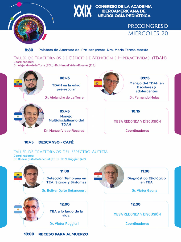 Actualizacion Del Programa de Congreso | PDF