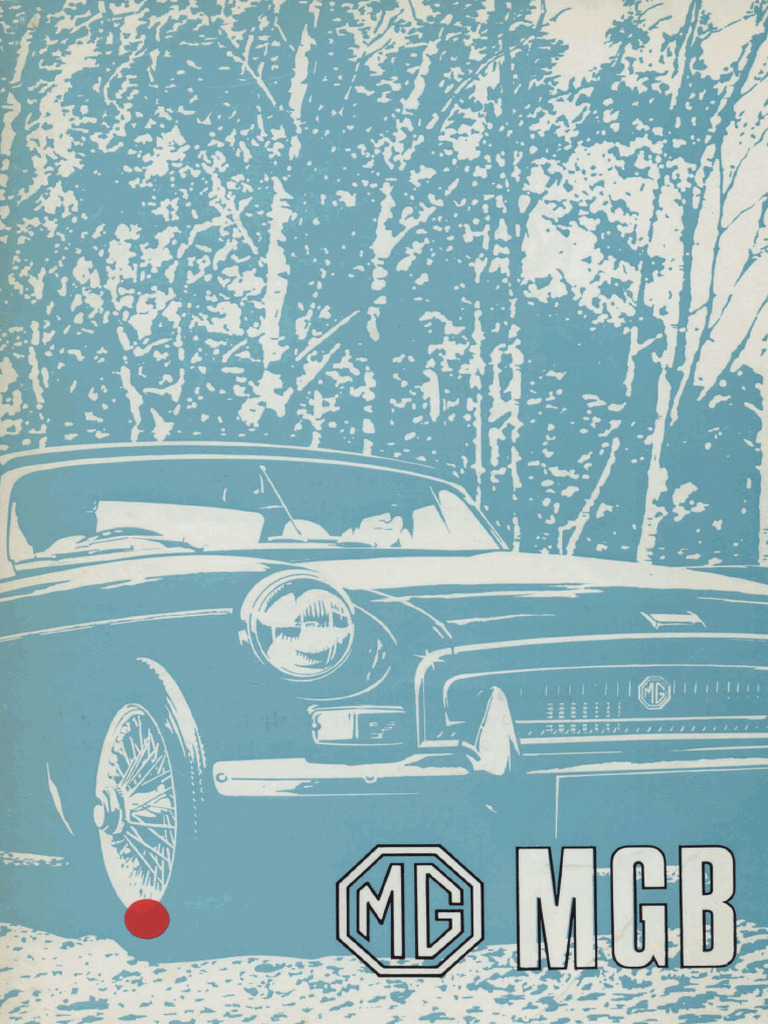 MG MGB Tourer Ghn4 Owner's Handbook | PDF | Manual Transmission | Headlamp