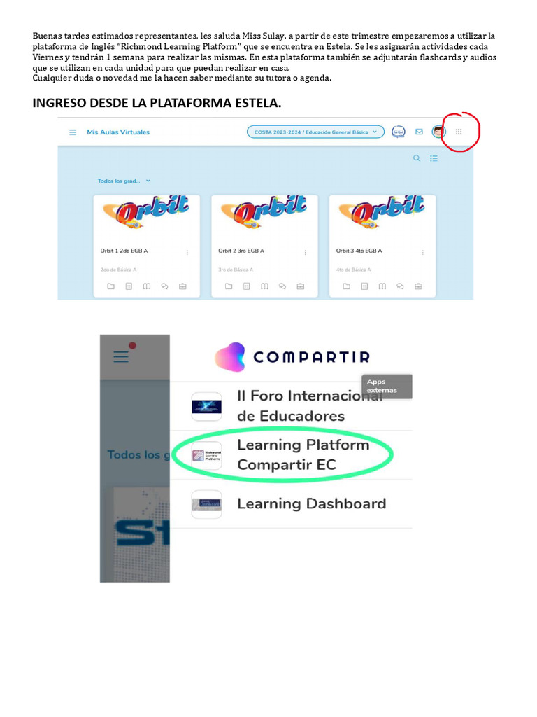 Richmond Learning Platform | PDF