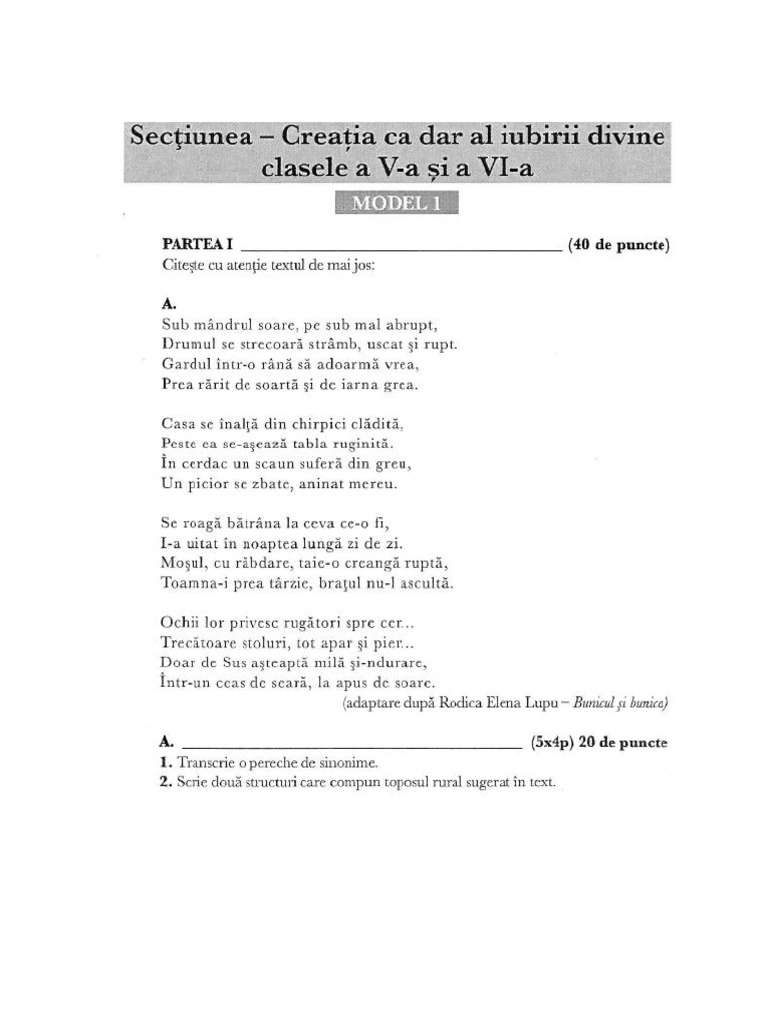 2 Modele de Teste CSSR | PDF