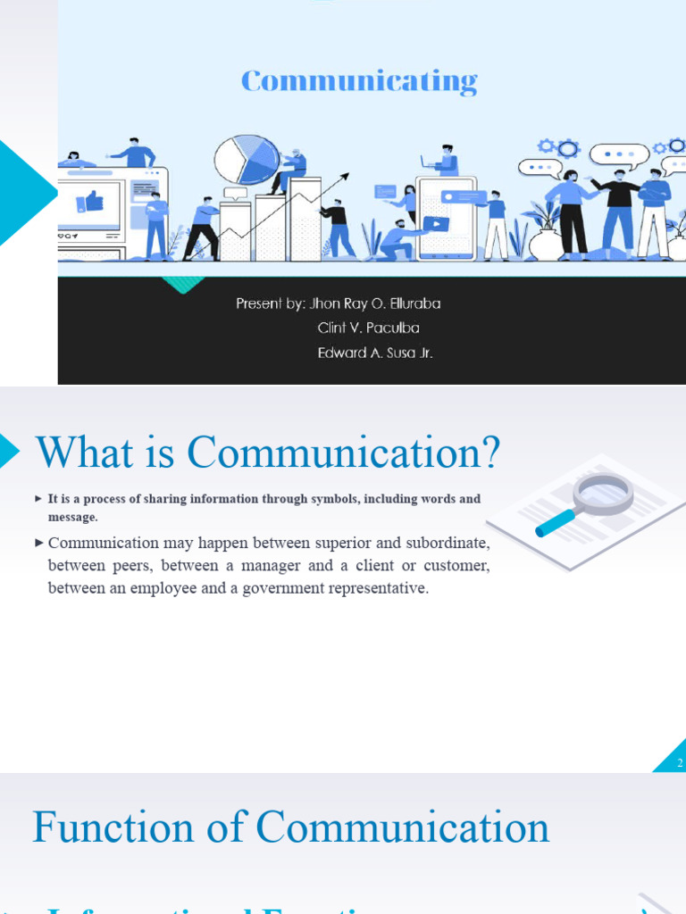Communicating 1 | PDF | Communication | Code