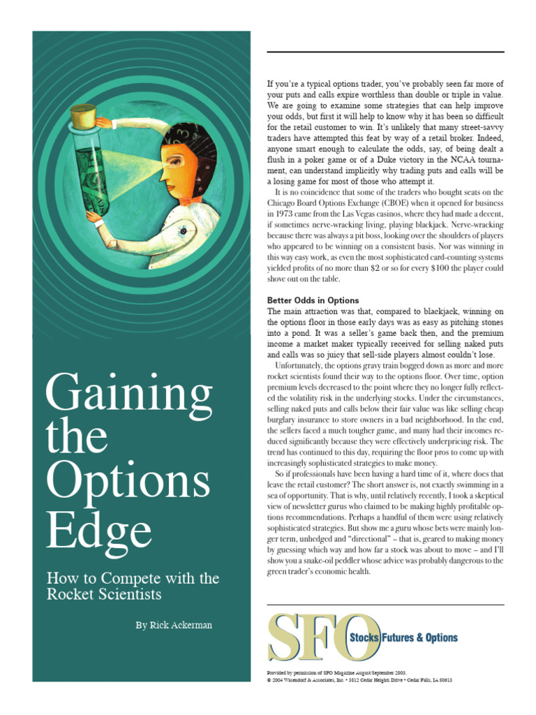 Option Article From SFO Magazine | Download Free PDF | Option (Finance ...