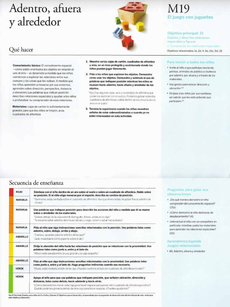 M19 Adentro Afuera y Alrededor | PDF