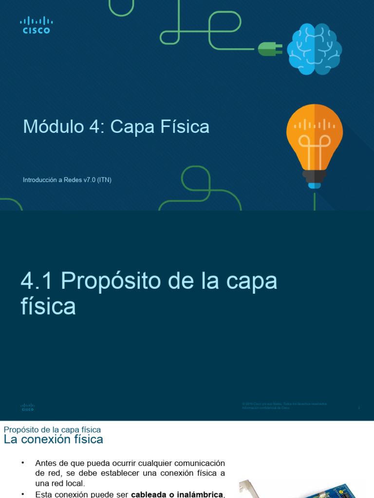 ITN Module 4 Capa Fisica (TAREA Ensayo) | PDF | Fibra óptica | Red de computadoras
