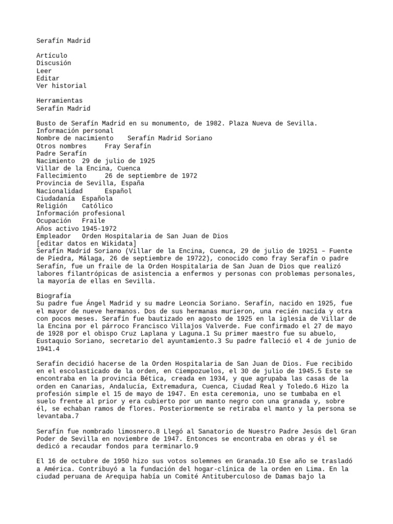 Serafin Madrid | PDF | Sevilla | España