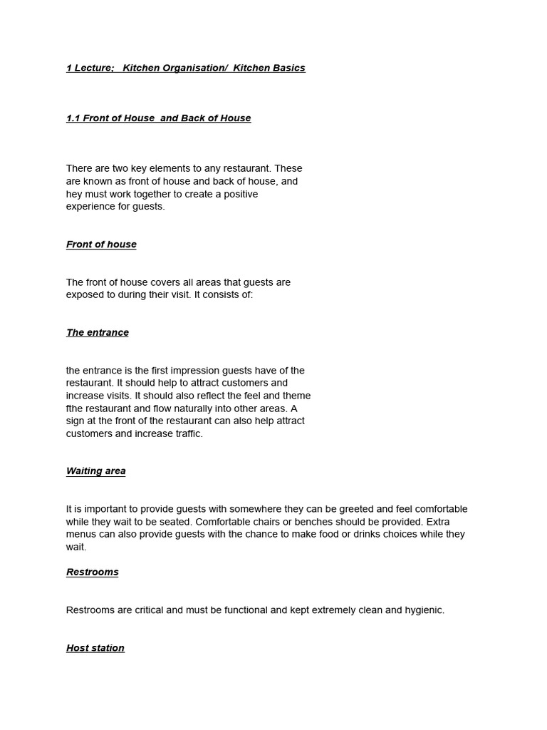 Pre-Commis Chef - 1 | PDF | Chef | Refrigerator