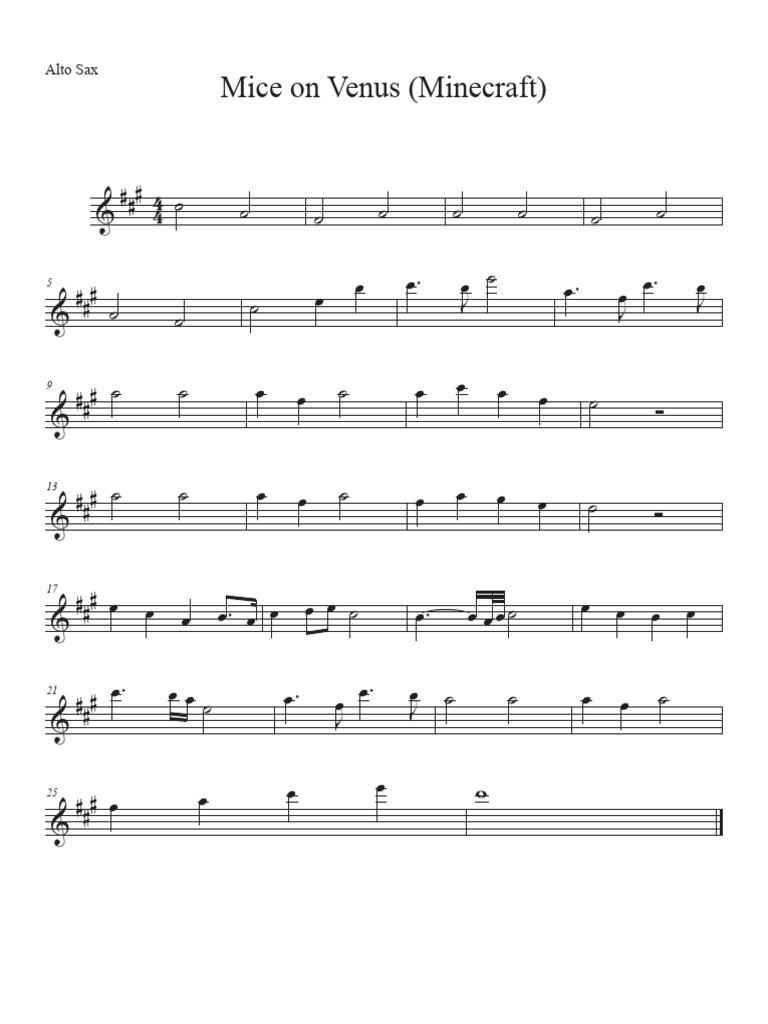 Mice On Venus From Minecraft | PDF