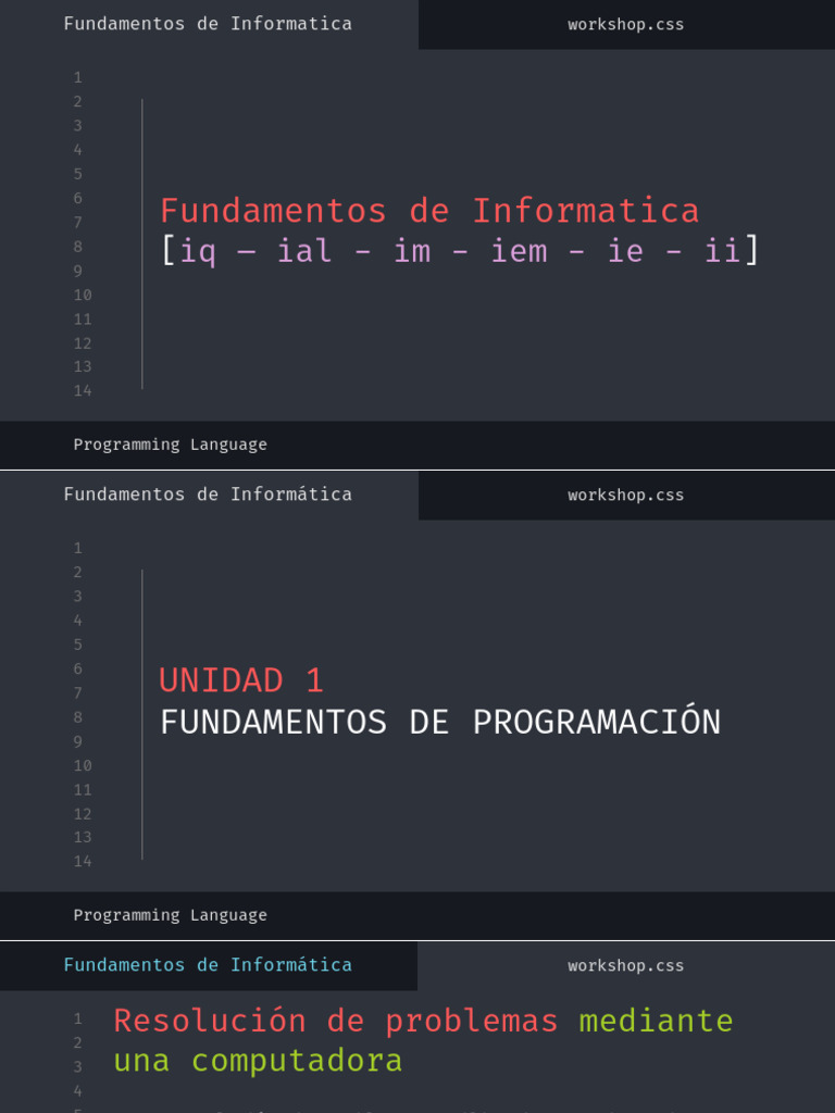 2023-Presentacion UT1 | PDF | Algoritmos | Ciencias de la Computación