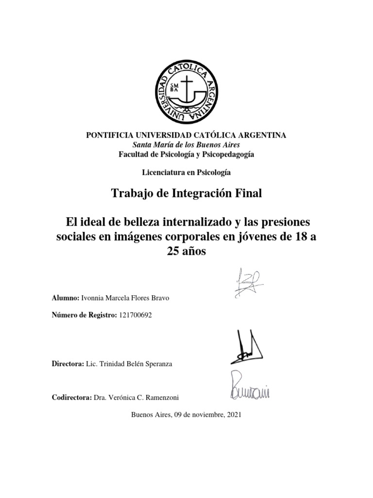 Ideal de Belleza y Presiones Sociales | PDF | Belleza | Adolescencia