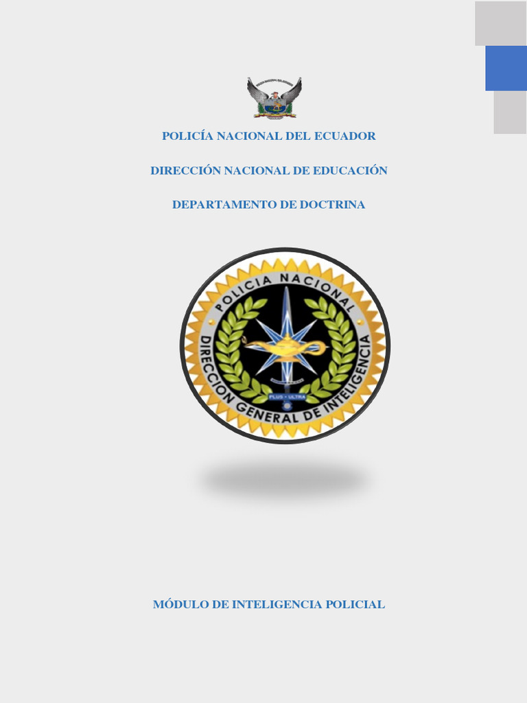 Modulo de Inteligencia Policial 2022 | PDF | Policía | KGB