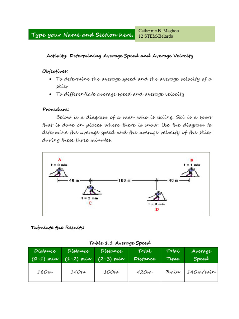 General Physics Activity | PDF