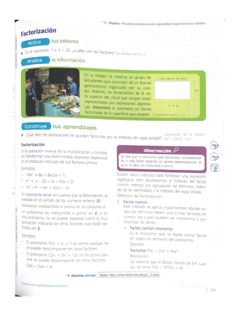 Algebra Resuelve Problemas de Regularidad Equivalencia y Cambio | PDF