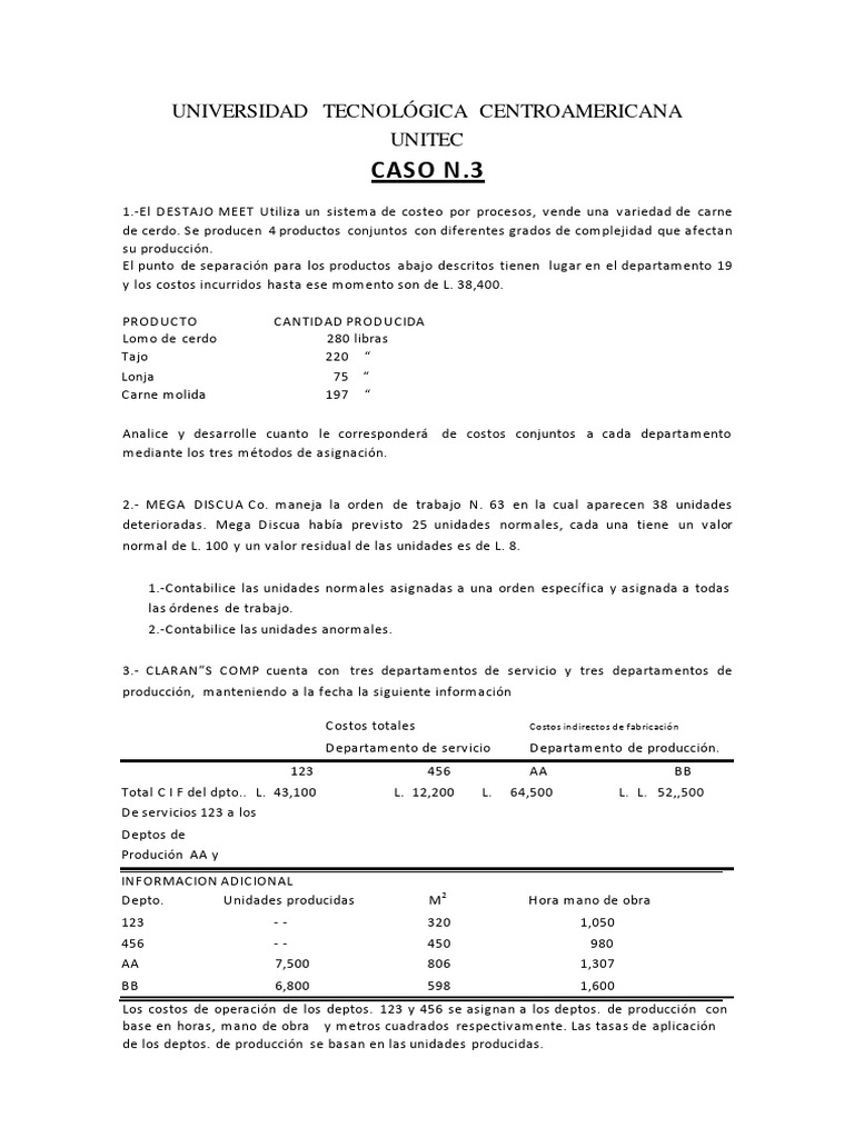 CASO - N.3 - V6032 Rev Sandra 15 de Julio 2015 | PDF