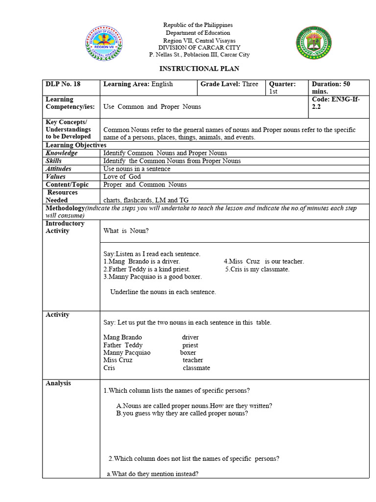 18 - iPLAN | Download Free PDF | Learning | Noun