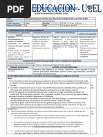 SESIÓN de APRENDIZAJE 6 Nos Protegemos de Lluvias Intensas | PDF ...