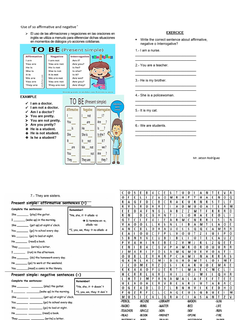 Use of So Affirmative and Negative | PDF | Language Mechanics | Grammar