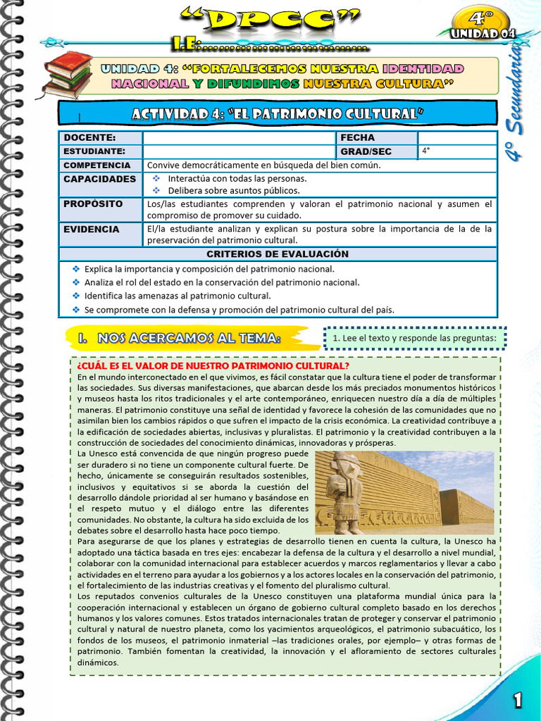 DPCC | PDF | Perú | Patrimonio cultural