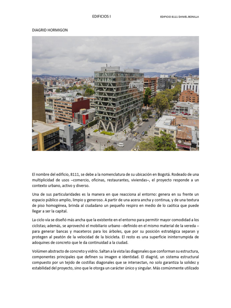 Edificio 8111 Bogota | PDF | Hormigón