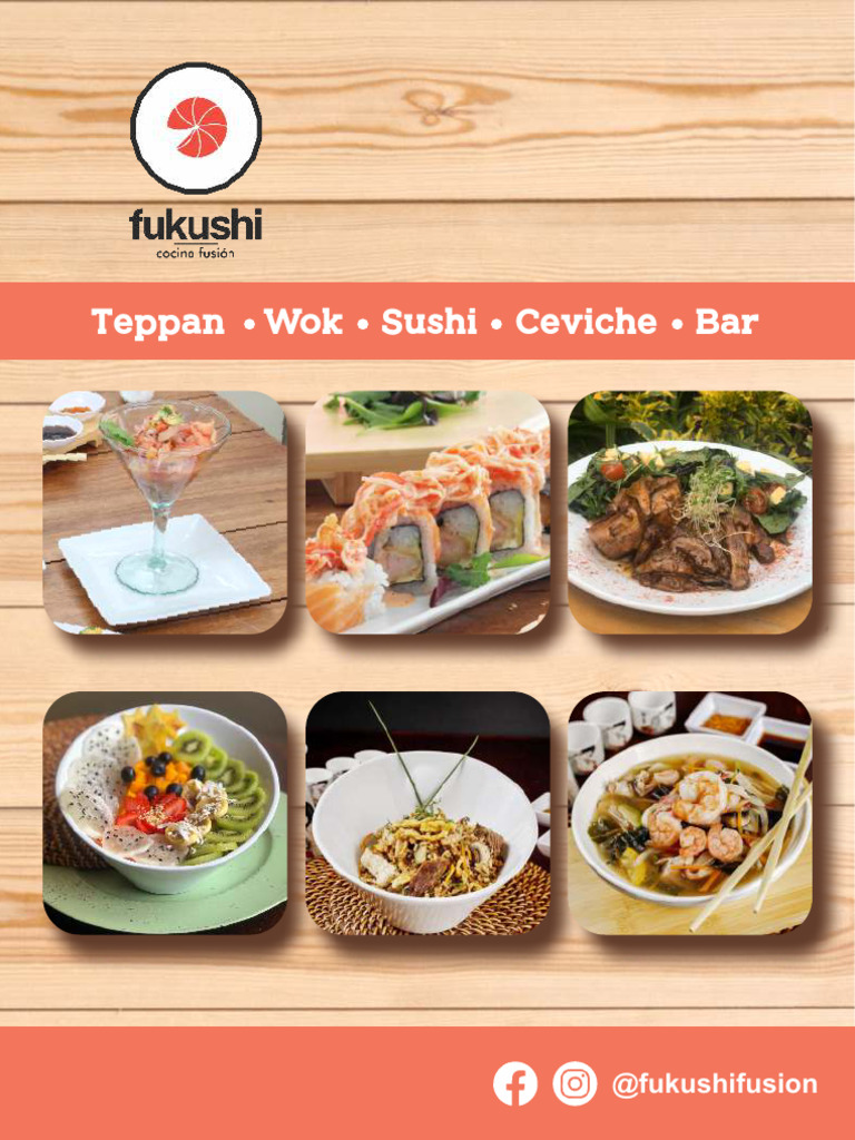 Menu FUKUSHI | PDF | Mariscos | Ramen