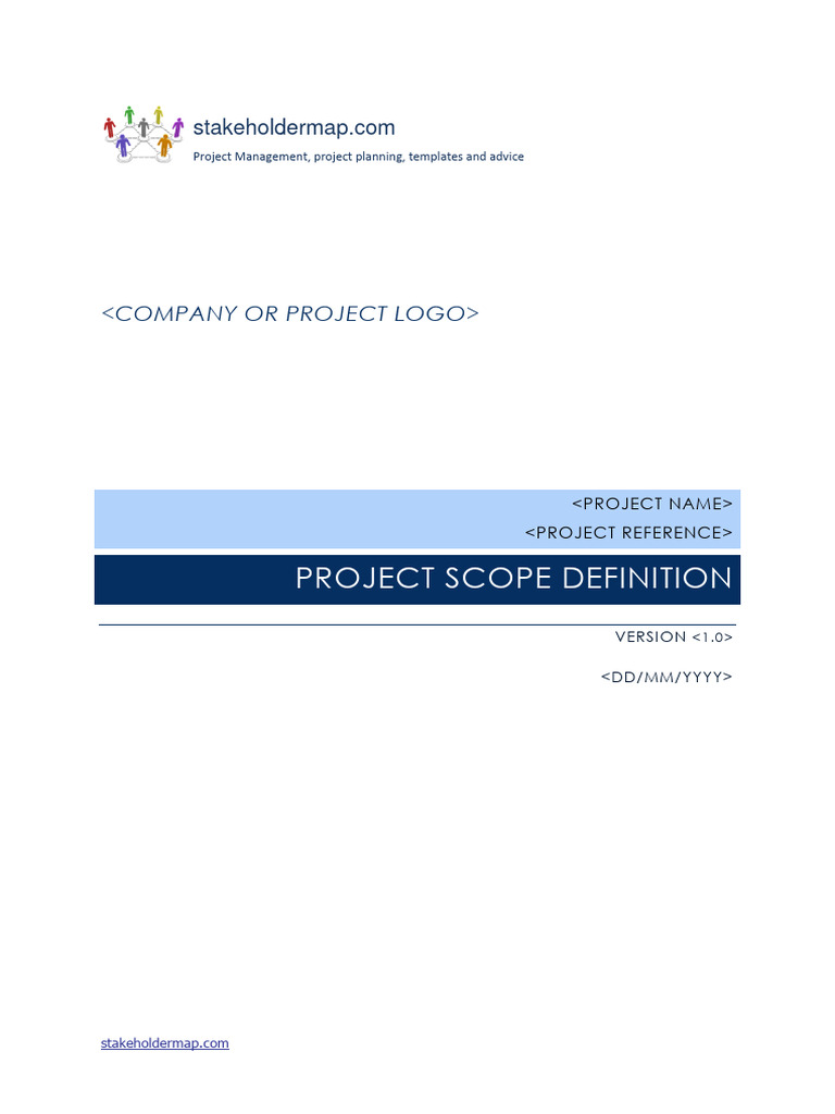 Project Scope Definition | PDF | Project Management | Computing Project Scope Definition | PDF | Project Management | Computing