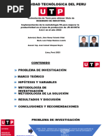 Tesis para Optar El Titulo Profesional de Ingeniero Industrial - Utp ...