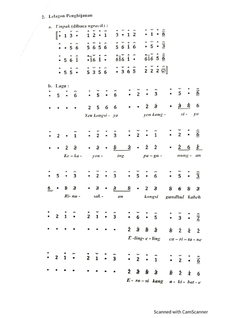 Lancaran Penghijauan | PDF