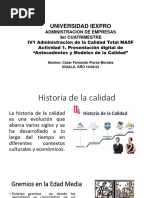 Linea Del Tiempo de Los Precursores de La Calidad | PDF | Procesos de negocio | Calidad