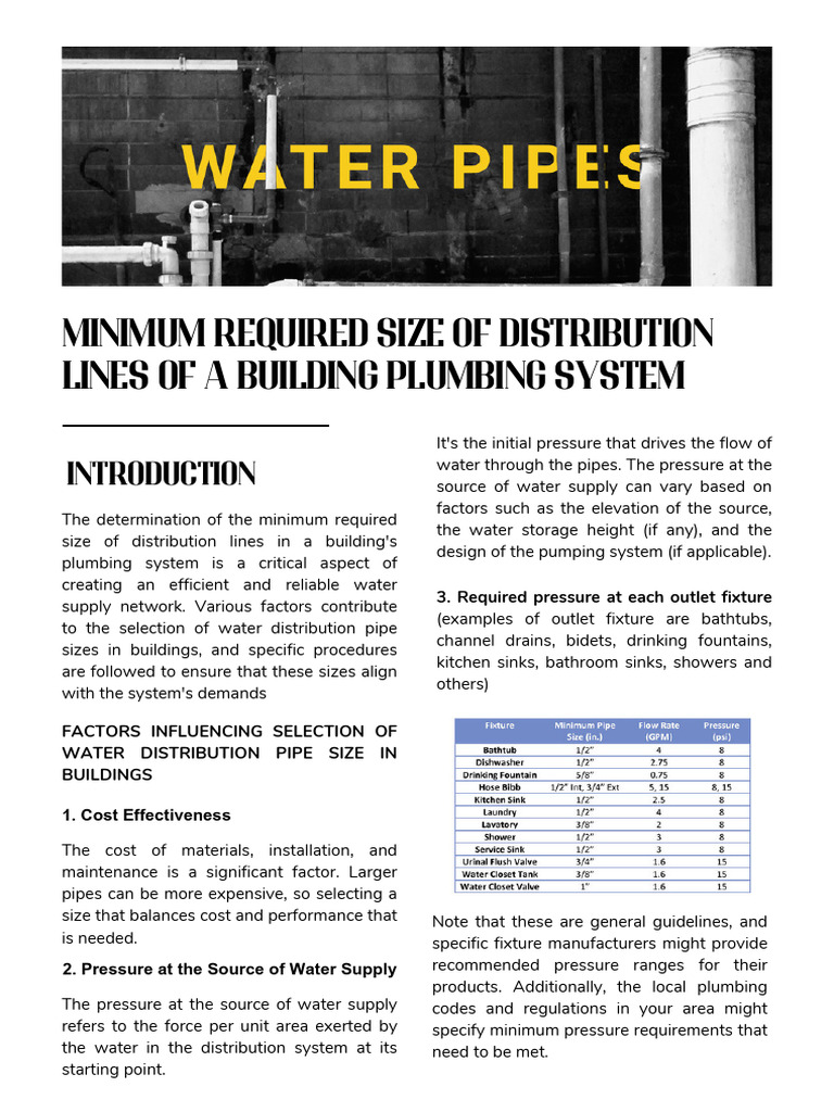 Engineering Utilities 2 | PDF | Plumbing | Pipe (Fluid Conveyance)