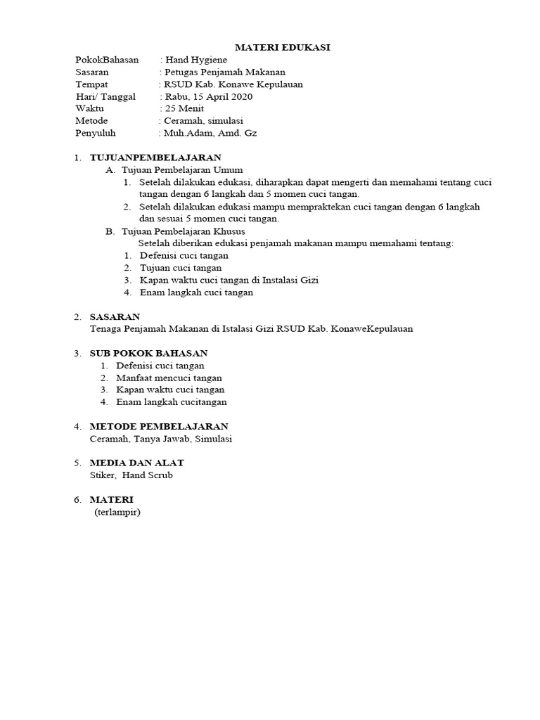 Sap Hand Hygiene Ppi | PDF