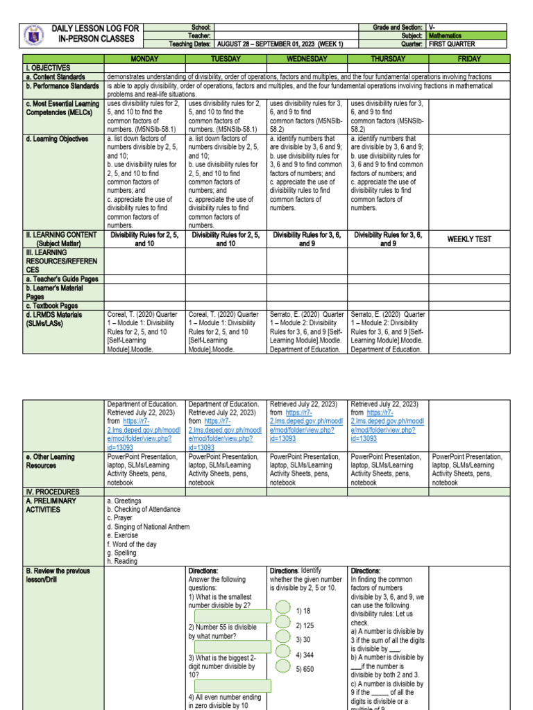 W1 Math W1 Science | PDF | Numbers | Behavior Modification