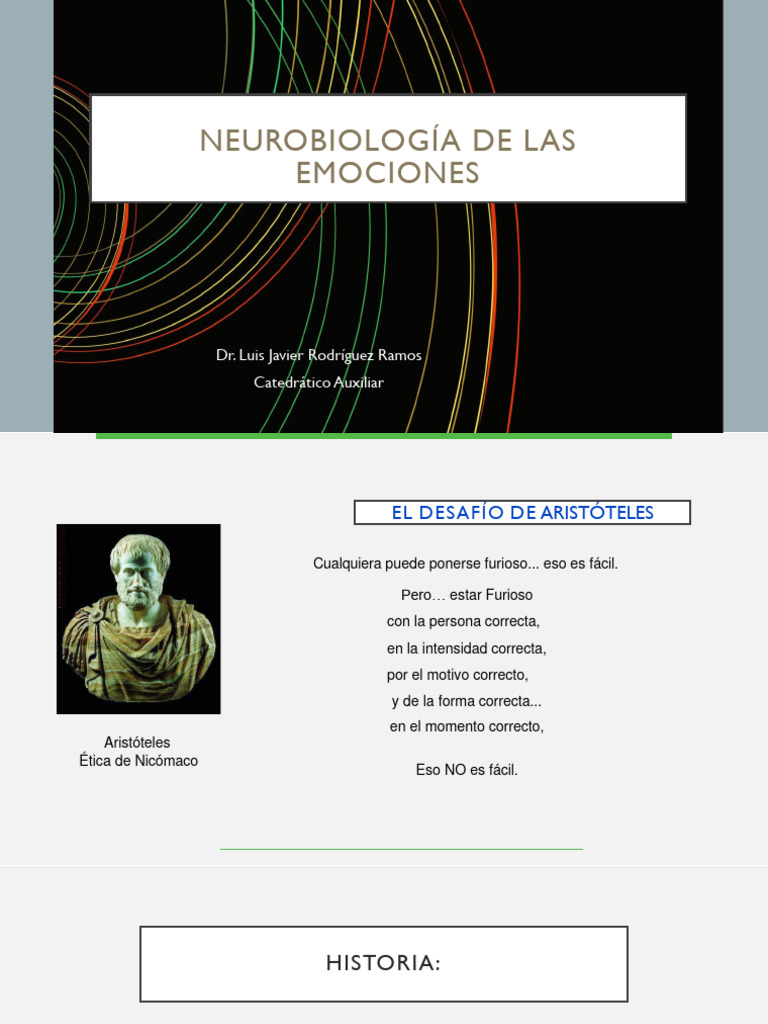 Neurobiología De Las Emociones 1 Pdf Las Emociones Amígdala