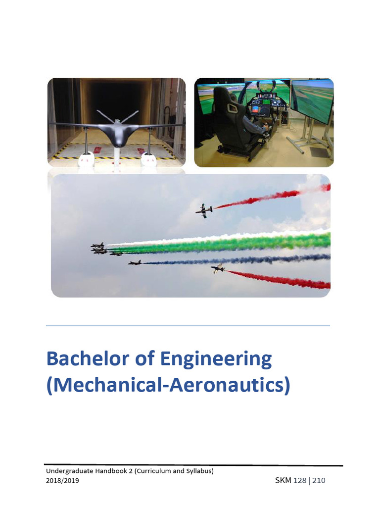 Bachelor of Engineering Mechanical Aeronautics | PDF
